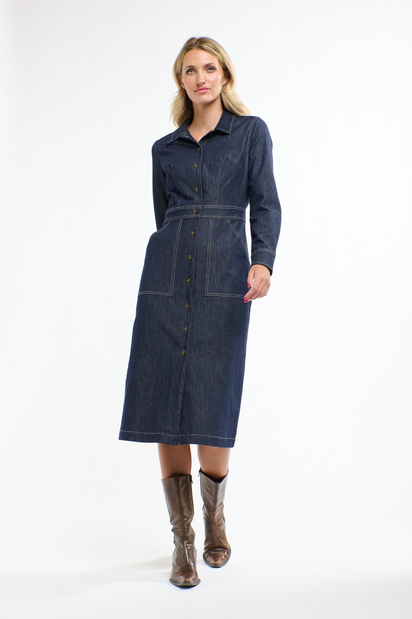 365 Days Sabrina Denim Dress - Indigo – Stanleyandstone
