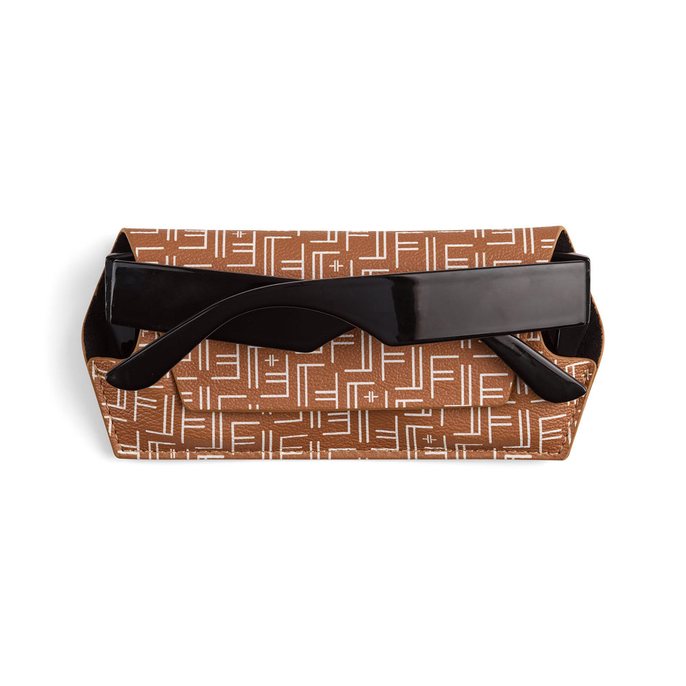 Fox and Leo glasses case - Vegan F&L Print Tan – Stanleyandstone